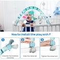 Ludolm Baby Stroller Arch Toys, Mobile for Bassinet Crib, Detachable ...