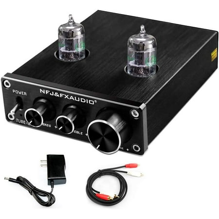 FX-AUDIO TUBE-03 Tube Pre GE5654 Tube Hi-Fi Tube Preamp with B & Treble ...