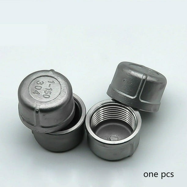 DN15 to DN100 Stainless Steel Round Tube end Cap BSPT 1/2 inch to 4 ...