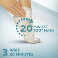 Amope Pedimask Foot Sock Mask (1 Pair), Blend of Moisturizers Lavender ...