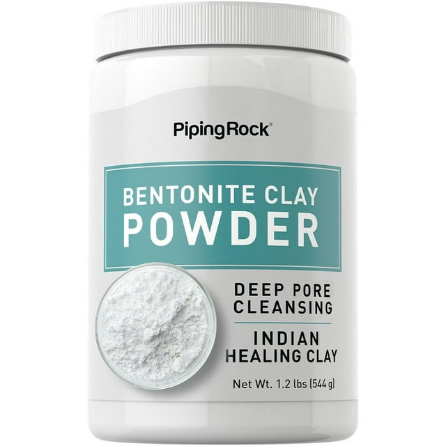 Bentonite Clay Powder | 1.2 lbs | Cleansing Facial Mask | by Piping ...