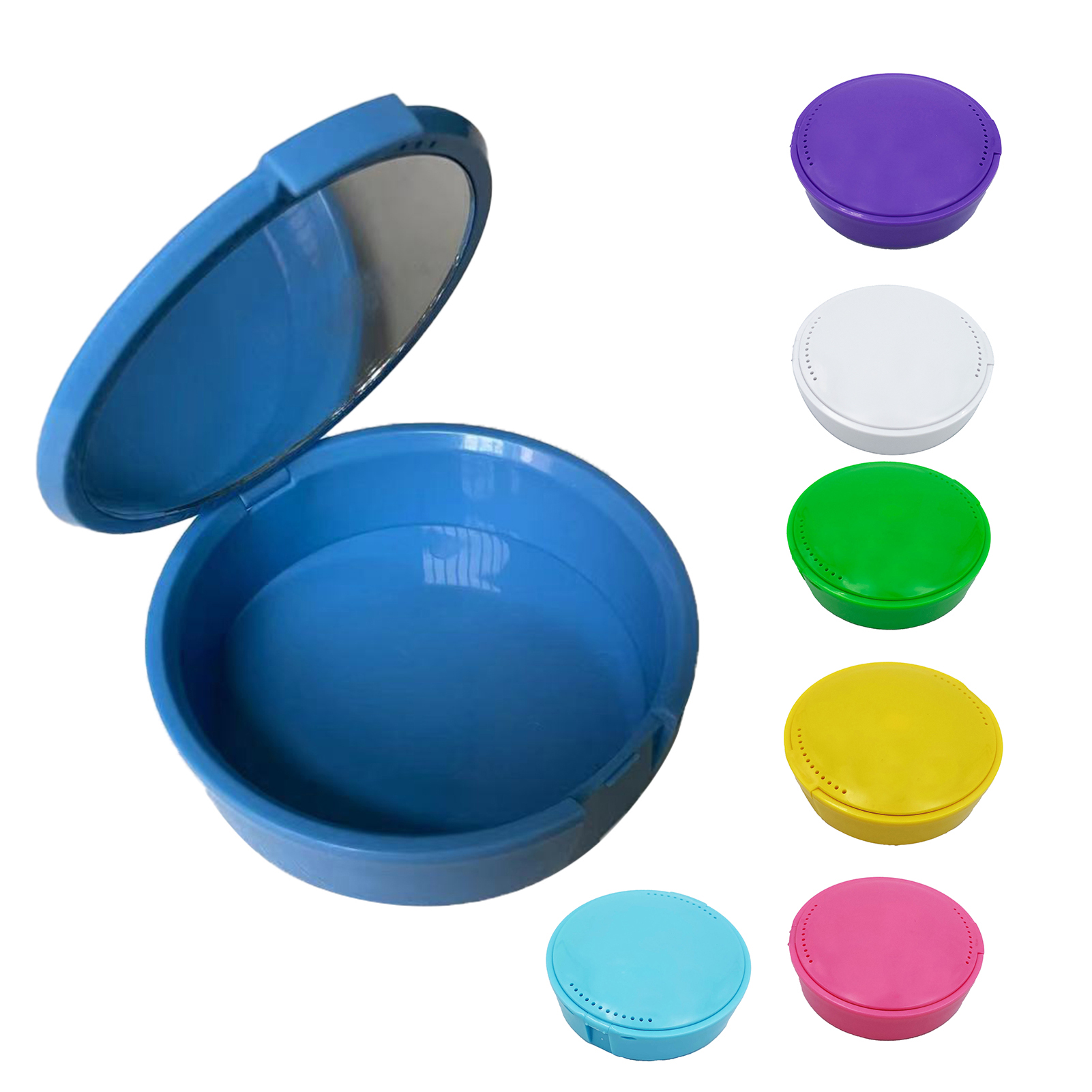 Cheers.US Retainer Case, Orthodontic Retainer Container with Mirror ...