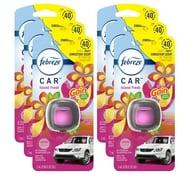 Febreze Car Air Freshener 5-Pack, 4 Gain Original Scent + 1 Heavy Duty ...