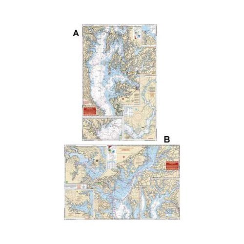 Waterproof Charts, Standard Navigation, 24 Northern Chesapeake Bay ...