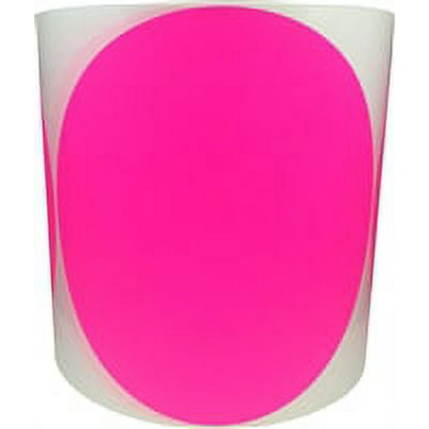 Fluorescent Pink Color Coding Labels for Organizing Inventory 6 Inch ...