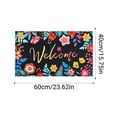 15"x23" Spring Floral Doormat – Water-Absorbing Front Door Welcome Mat ...