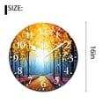 16 Inch Wall Clock Battery Operated Silent Clock Decorative for Office ...