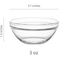 3 inch Small Glass Dipping Bowls set, 3 oz Dipping Sauce Bowls/Dishes ...