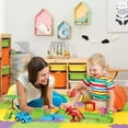 ToyVelt Dinosaur Building Blocks Toy, 72-Piece Jurassic Era Set for ...