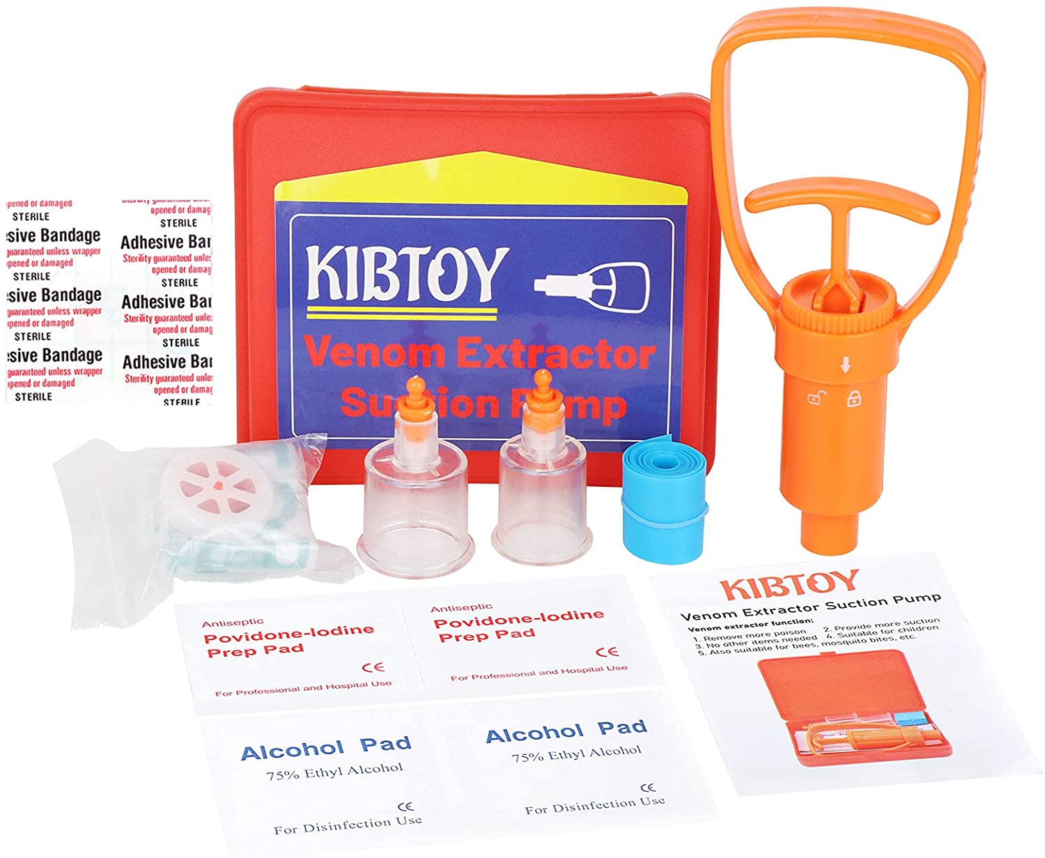 Venom Extractor, Snake Bite Kit, Bee Sting Kit, Emergency First Aid ...