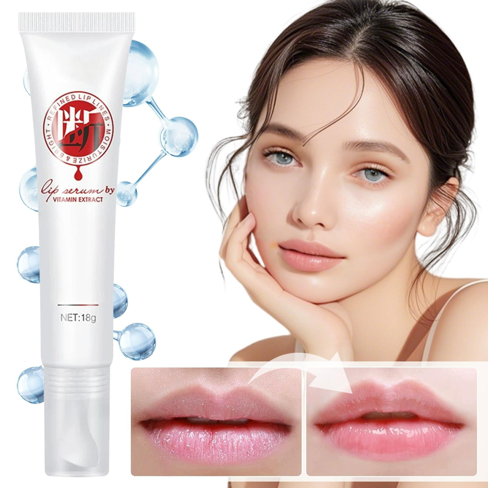 Lápiz labial para mujer, tinte labial, brillo labial, crema labial con ...