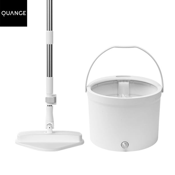 QUANGE Handheld Floor Mop 360-degree Rotating Spin Mop Bucket Set ...