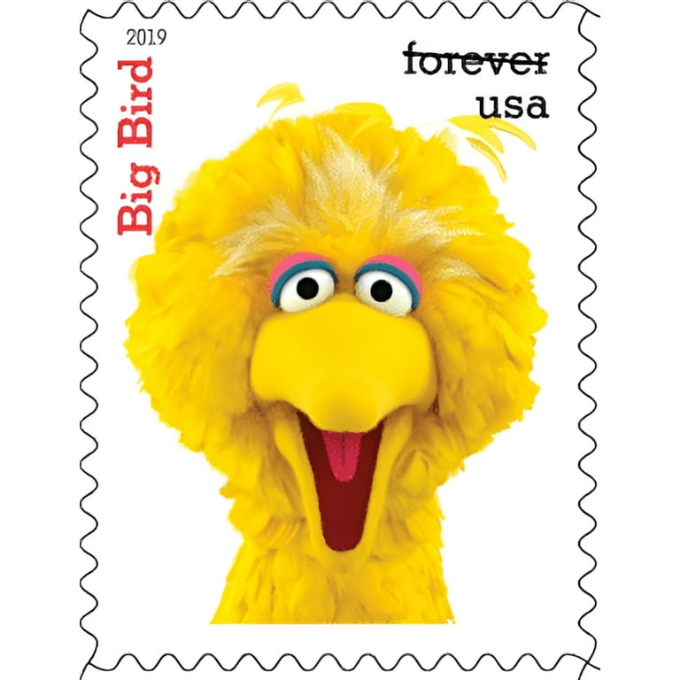 Postage Stamps Sesame Street 50th Anniversary Forever Stamps - 16 ...