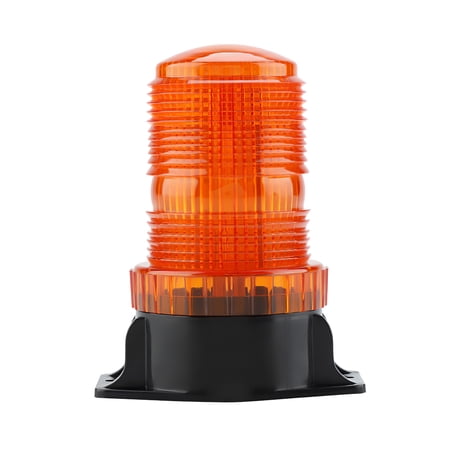 Strong Magnetic Amber LED Safety Warning Beacon Light Roof Top Flasher ...