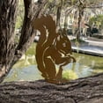 Outdoor Squirrel Silhouette Garden Sculpture Decorative Decorative ...