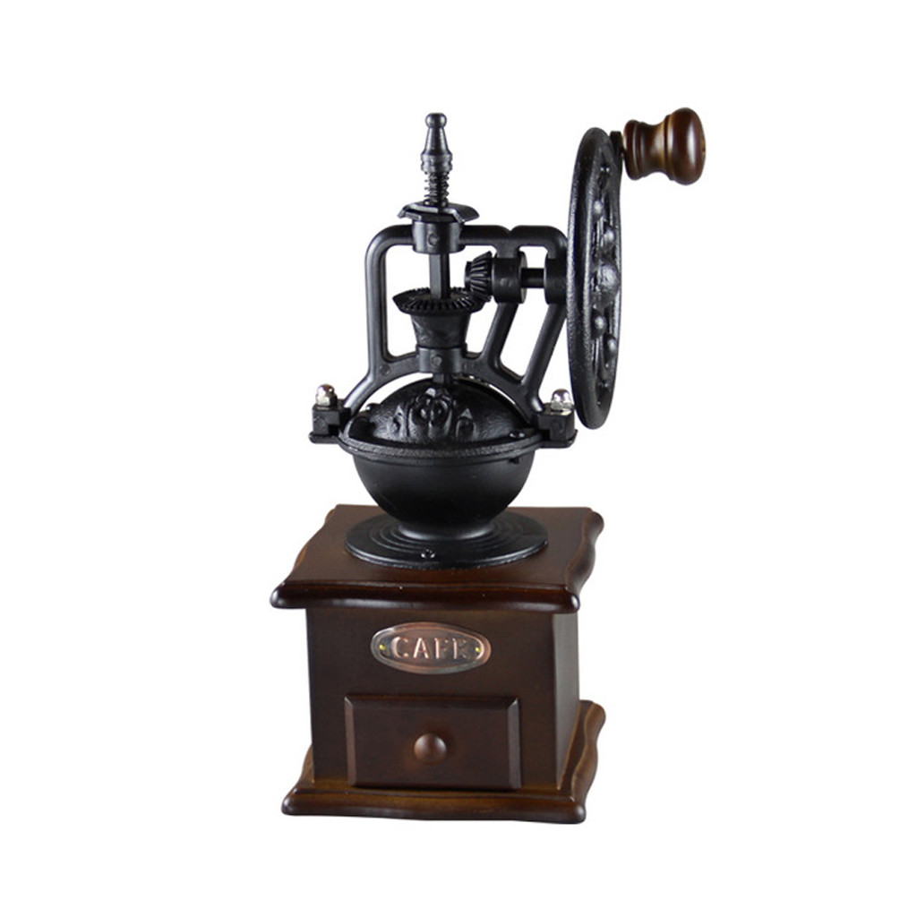 Manual Hand Coffee Grinder Operated Retro Wheelhand Outdoor Trave ...