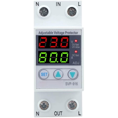 SVP?916 100-130VAC stable Over and Under Voltage Protector Delay Reset ...