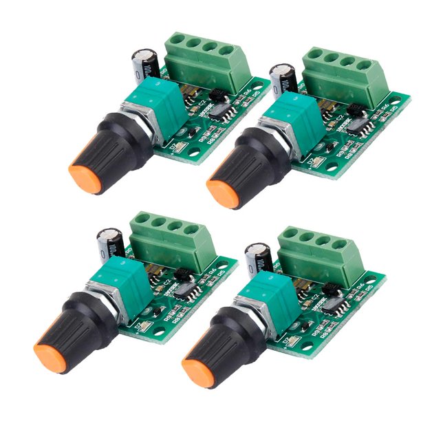 4x Controlador de de Motor Pwm Voltios Dc 1.8v 3v 5v 6v 12v 2a para ...