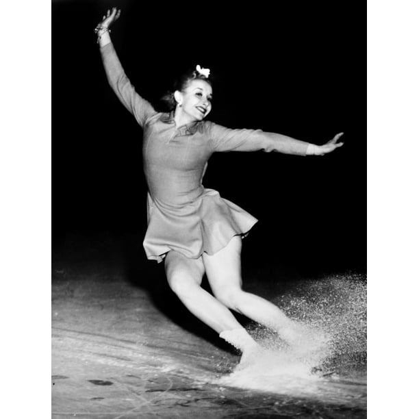 Ice Skater Vera Hruba (Ralston) Portrait (16 x 20) - Walmart.com ...