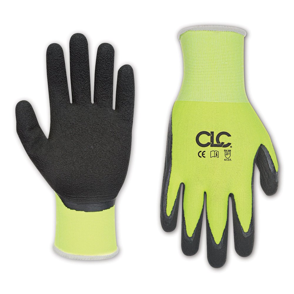 CLC - Work Gear 2138M Medium T-Touch High Visibility Safty Glove ...