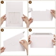 20 Pack Square White Cake Boxes With Window, For Birthday Wedding ...