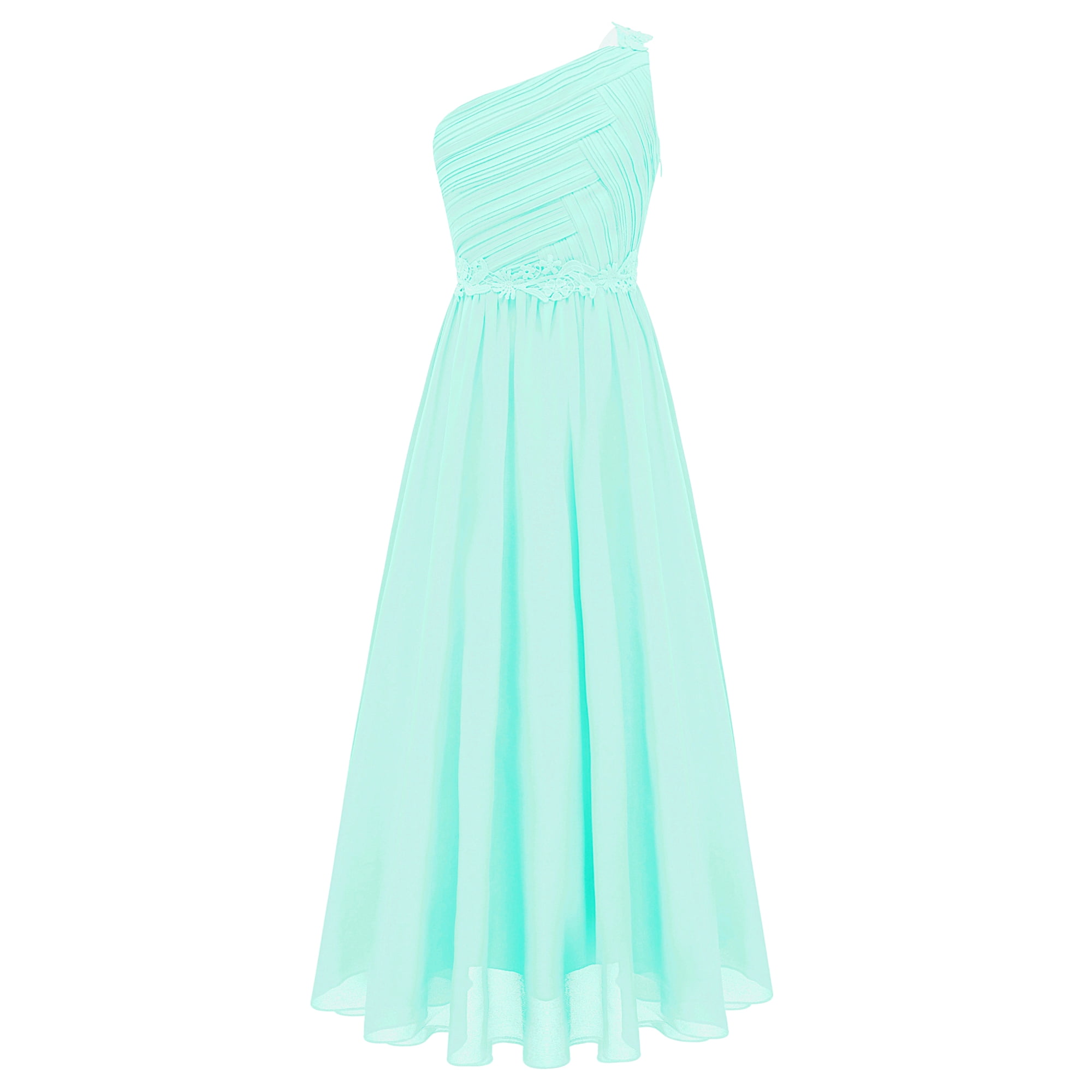 Click here for Dpois Kids Girls One Shoulder Maxi Dress Wedding B... prices