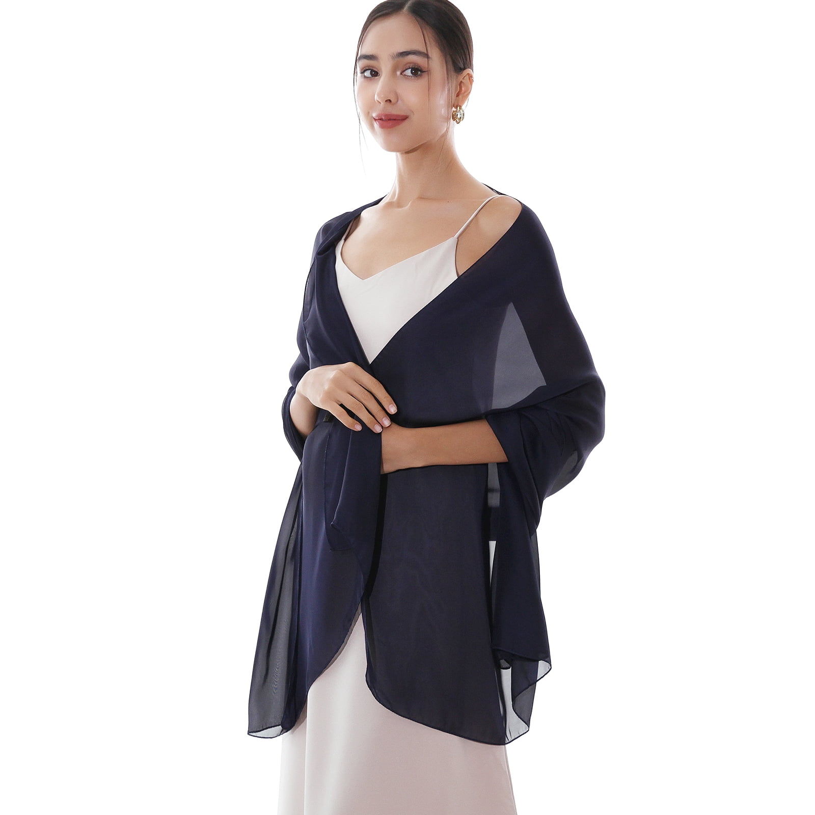 RIIQIICHY Women Shawls and Wraps for Evening Dresses Like Chiffon Royal ...