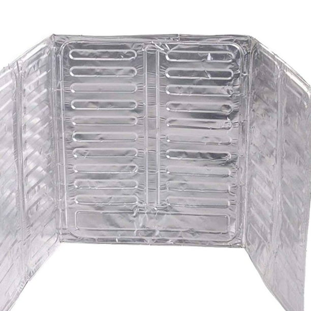 3 Sides Oil Splash Guard Aluminum Foil Stove Shield splash guard ...