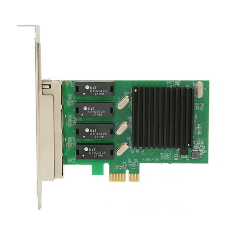 PCIE NIC Card, PCB Easy Installation 4 RJ45 Ports PCIE Gigabit Server ...