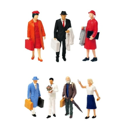 1/64 People Figures Tiny People for Diorama DIY Projects Sand Table ...