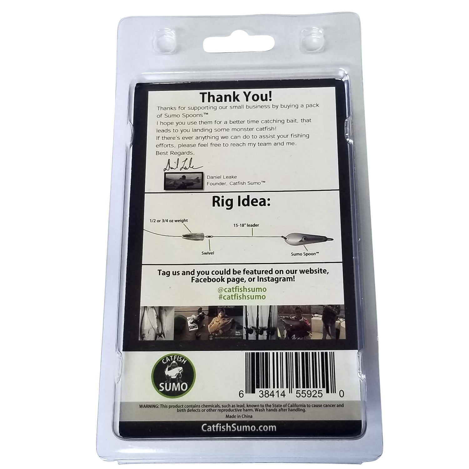 Buy Sumo Spoon - Catfishing Bait Spoon for Skipjack, White Bass ...