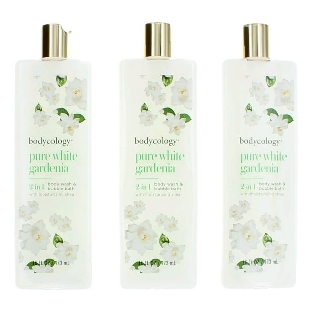 Pure White Gardenia 3 Pack 16oz 2 In 1 Body Wash And Bubble Bath Women