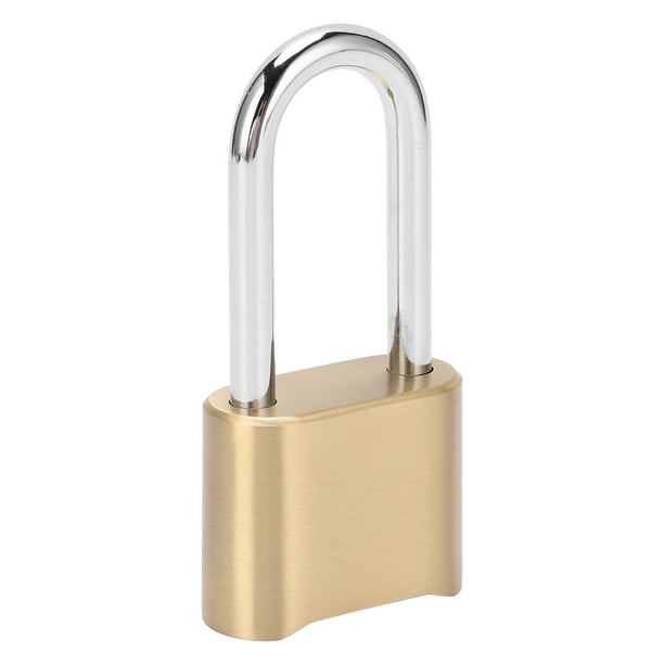 4 Digits Combination Lock, Brass Body Warehouse Long Beam Bottom ...