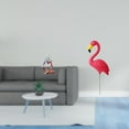 Resin Statue Flamingo Figurine Garden Stake Abstract Polyresin Art for ...