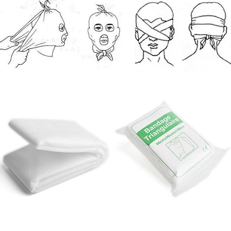 Israeli Bandage 2 Pack Triangle Bandages - First Aid Medical Emergency ...