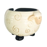 Sardfxul Sleepy Sheep Ceramic Yarn Bowl Yarns Ball Storage Holder ...