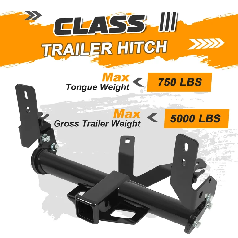Kojem Class 3 Trailer Hitch 2 Receiver for 2015 2018 Porsche Macan for 2009 2017 Audi Q5 Excluding Hybrid