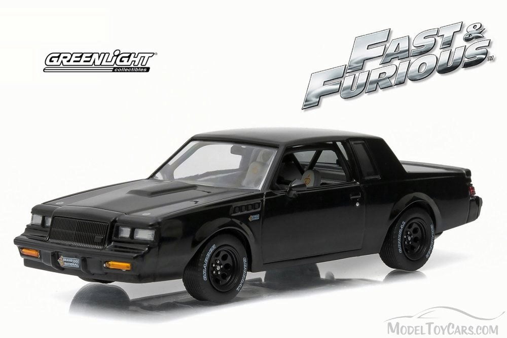 Dom's 1987 Buick Grand National GNX, Black - Greenlight 86231 - 1/43 ...