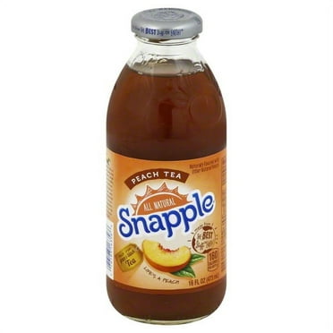 Snapple Raspberry Peach, All Natural, 16 Fl Oz (Pack of 8, Total of 128 ...