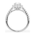 Unique Moments 1.50 ct Lab Grown Princess Halo Diamond Engagement Ring ...