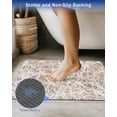 Abstract Fiber Line Soft Diatomaceous Earth Mat, Spring Vibrant Brown ...