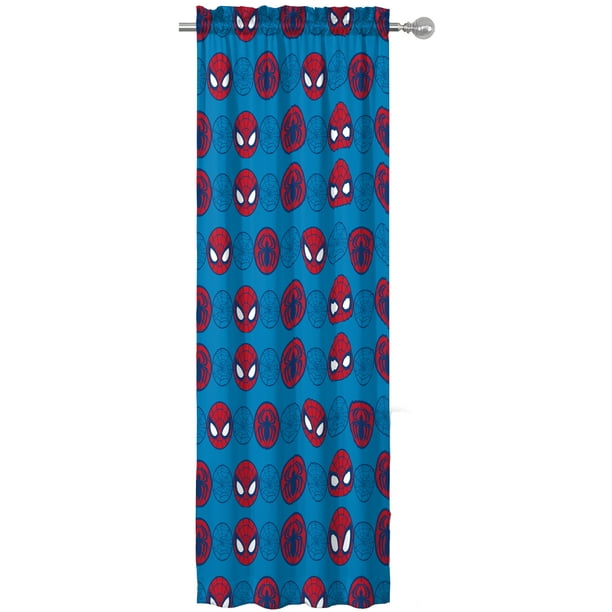 Super Hero Adventures Go Spidey Blue Microfiber Drapes, Set of 2 ...