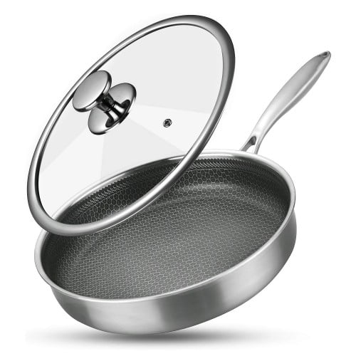 Click here for Intexca 12 Stainless Steel Non-Stick Frying Pan Wi... prices