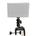 Camera Clamp Mount C Clamp with 1/4inch Screw Arm for LED Video Lights ...