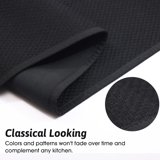 Galmaxs7 Kitchen Rugs, Rubber Backing, Washable Floor Mat, Black, 20x70 ...