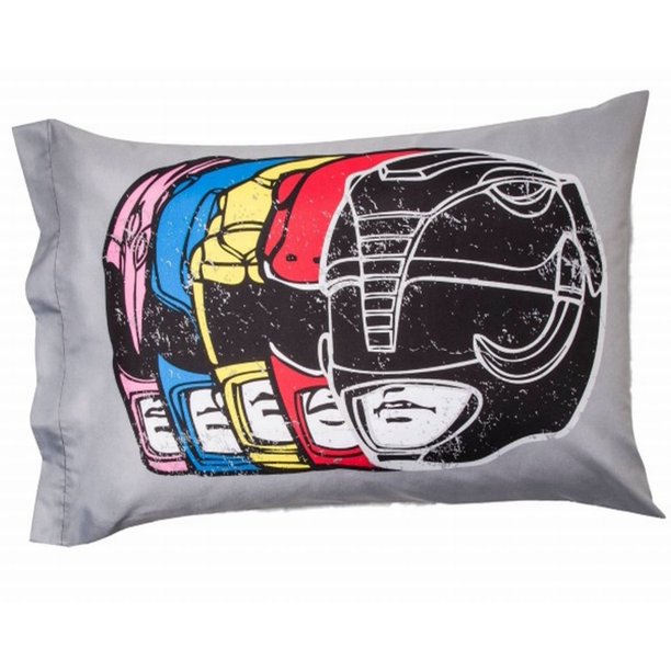 Power Rangers Reversible Pillowcase Standard Size Colorful Pillow Case ...