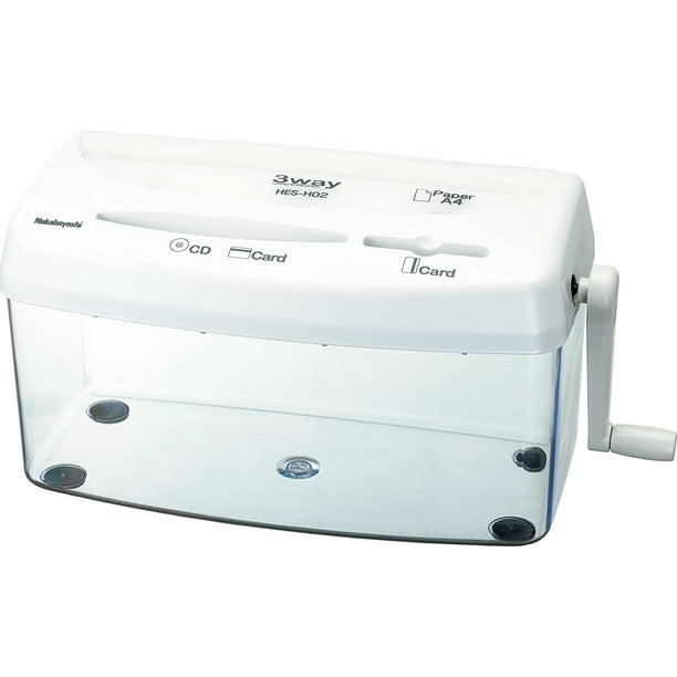 Co,Ltd 3 Ways Manual Shredder for Paper&Card&CD/DVD,One Piece of Letter ...