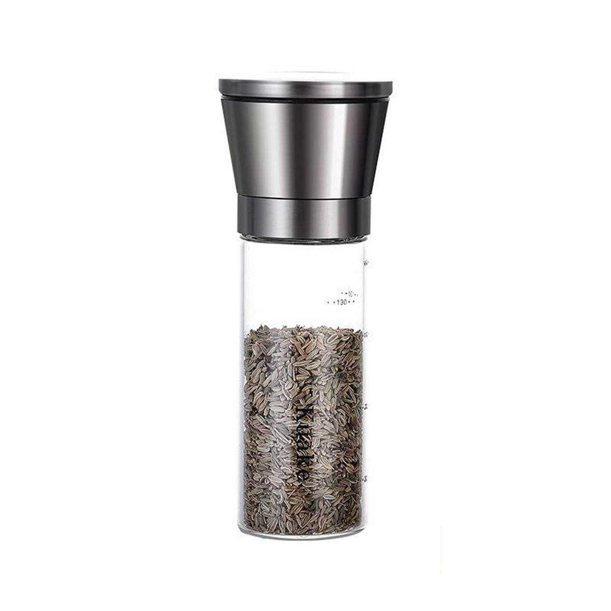 Adjustable Stainless Steel Manual Refillable Kitchen Tool Salt and ...