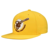 Men's Mitchell & Ness Brown San Diego Padres Just Don x MLB Lux Script ...