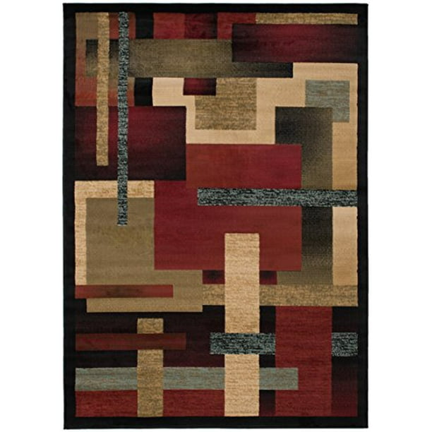Mayberry Rugs City City Angles Contemporary Area Rug, 5" x 7 ...